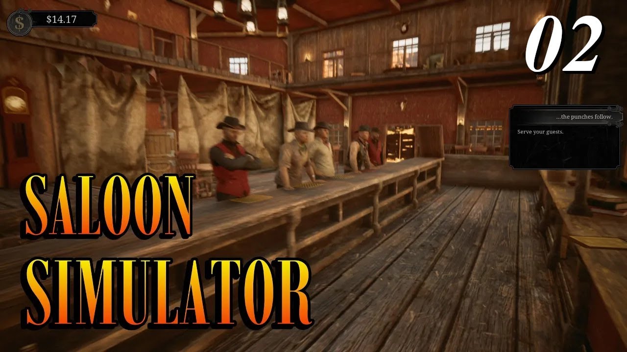 Surviving Day 2: The Chaos Continues! | Saloon Simulator Gameplay - YouTube