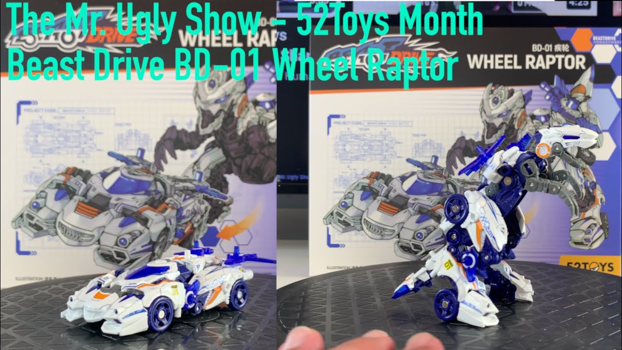 The Mr. Ugly Show - 52Toys Month: Beast Drive BD01 Wheel Raptor - YouTube