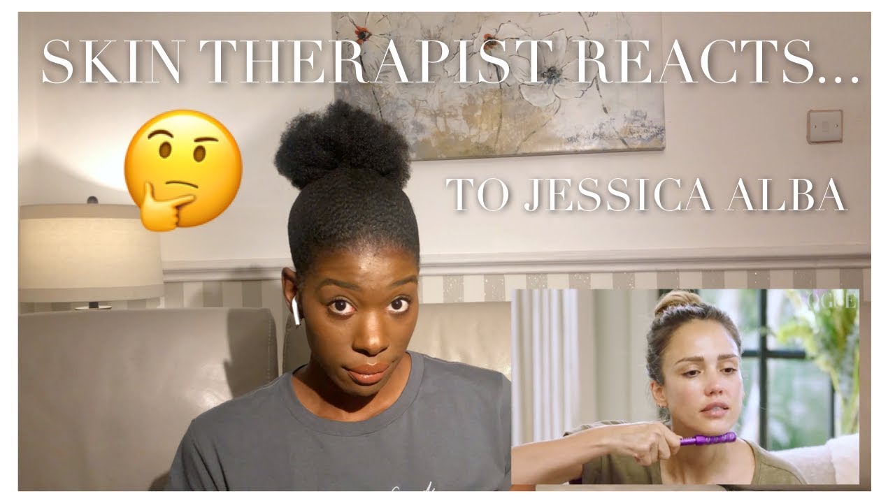 Jessica Alba’s At Home Self Care Beauty Routine - Skin Therapist Reacts ...
