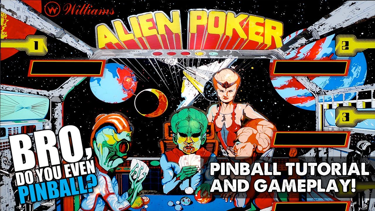 Alien Poker (Williams, 1980) 9/19/19 "Bro, do you even pinball?" - YouTube