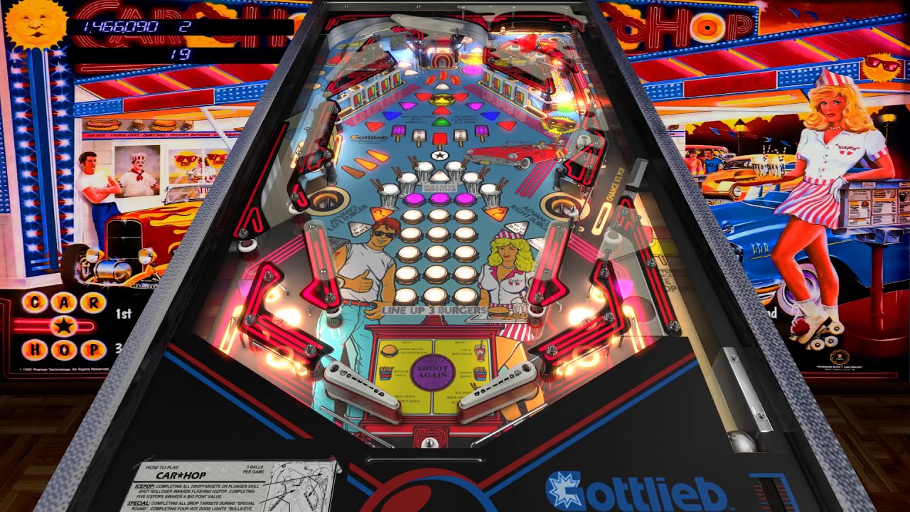 Car Hop Pinball VPX - YouTube
