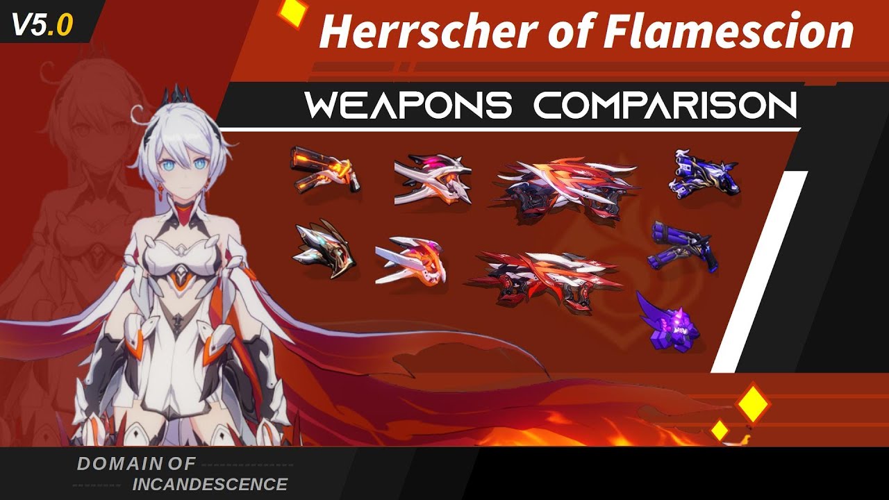 Herrscher of Flamescion - Weapons Comparison - YouTube