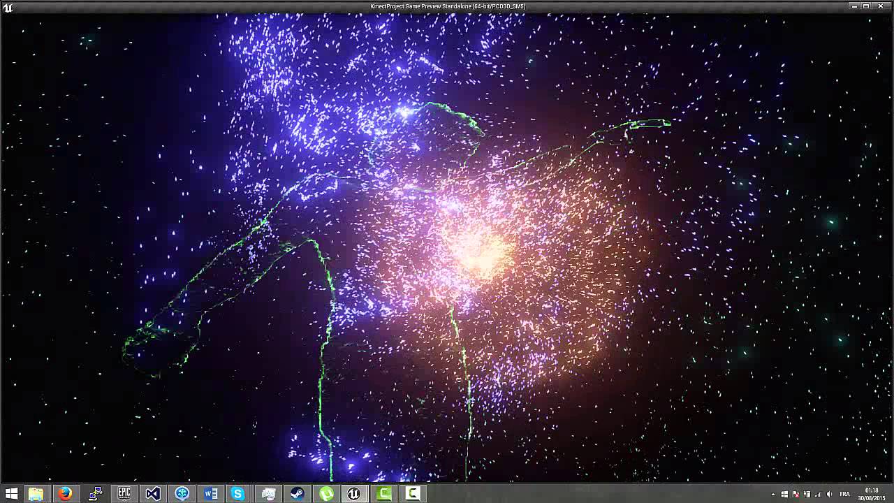 Unreal Engine Kinect Audio Reactor - YouTube