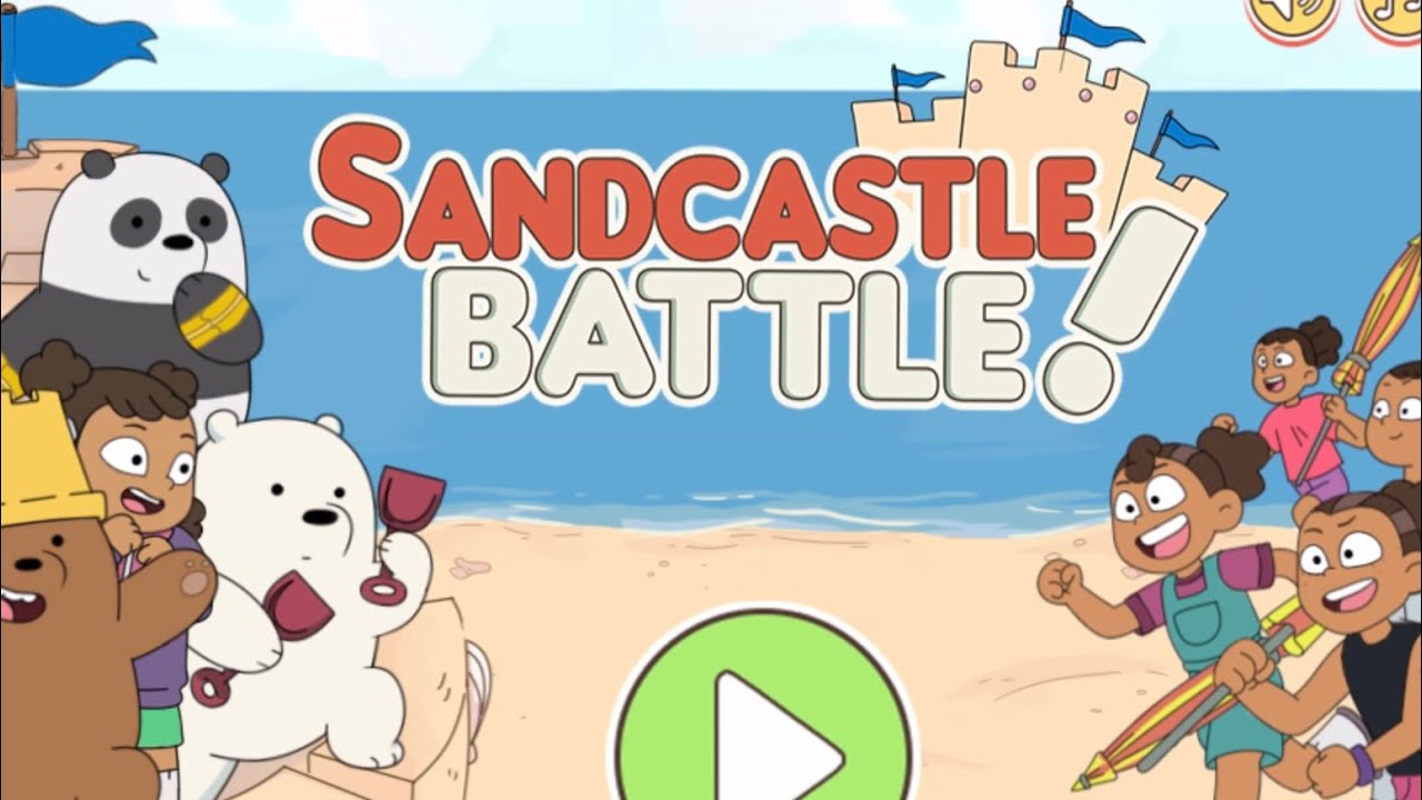 We Bare Bears New Game | Sandcastle Battle Cartoon Network Games - YouTube