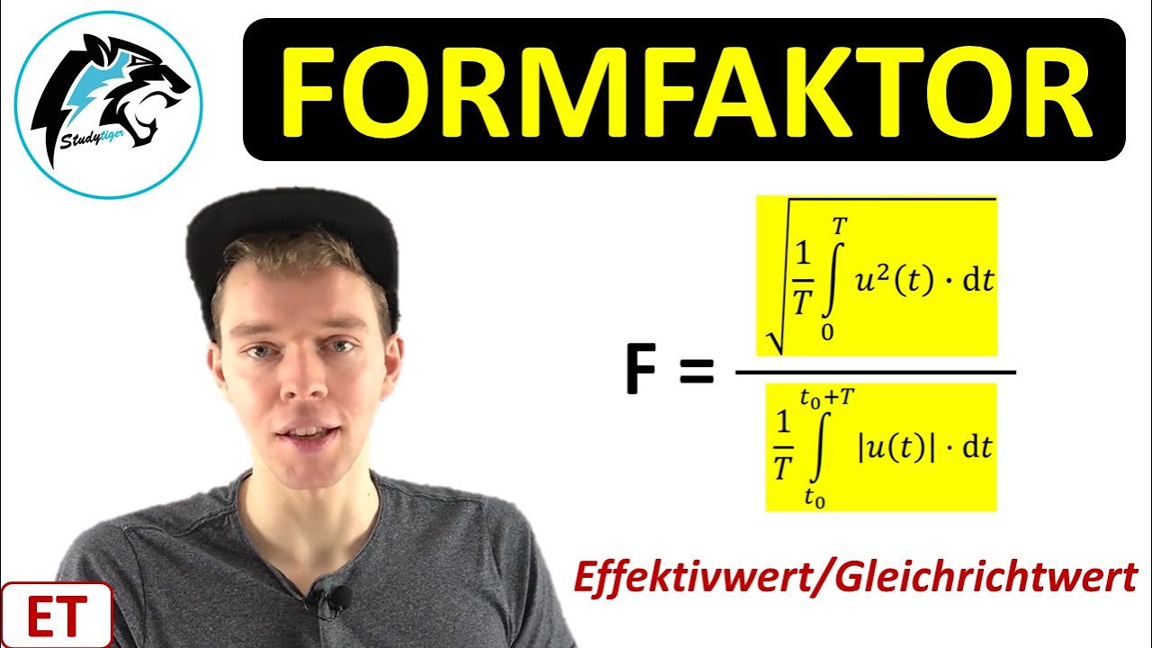 FORMFAKTOR berechnen (Effektivwert/Gleichrichtwert) | Elektrotechnik ...