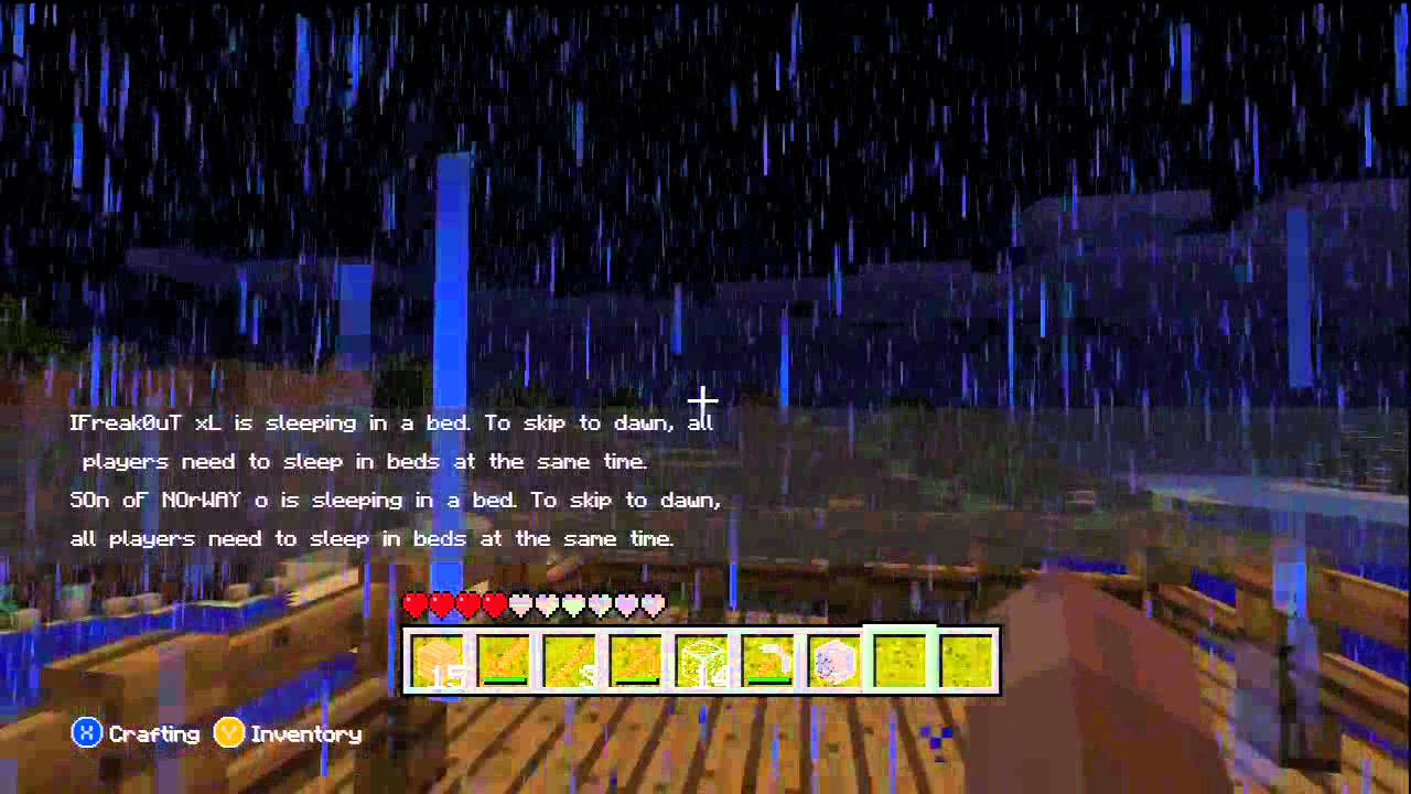 Minecraft - Lightning storm - YouTube