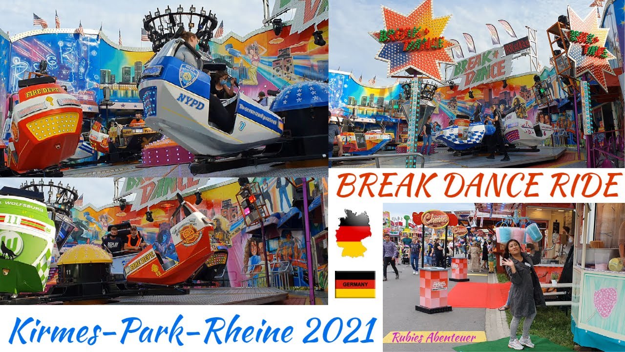 4K BREAK DANCE - Kirmes Karusell 2021 #kirmesparkrheine # ...