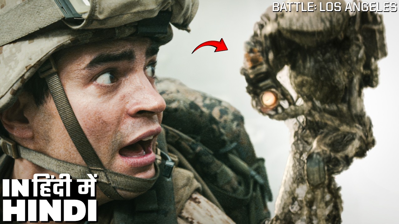 Squad Faces Aliens for the First time | Battle: Los Angeles Hindi 4k ...