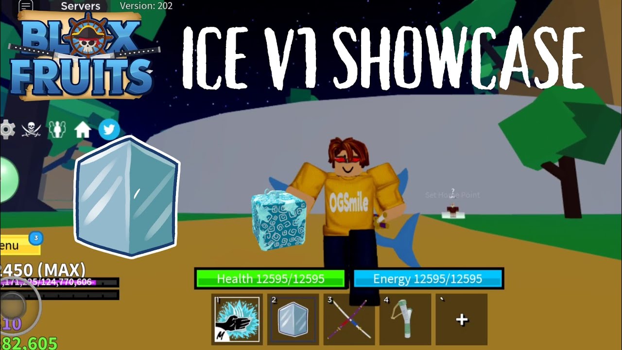 ICE V1 SHOWCASE | BLOX FRUITS - YouTube