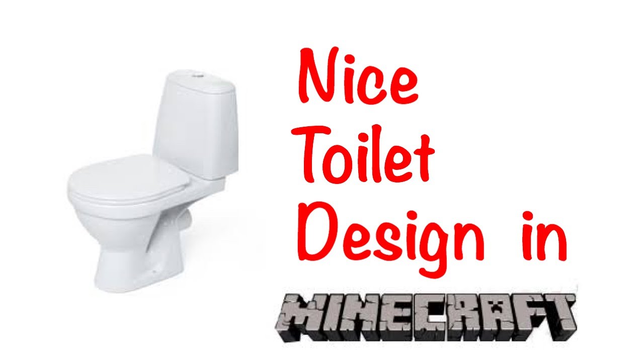 Nice toilet design in minecraft - YouTube