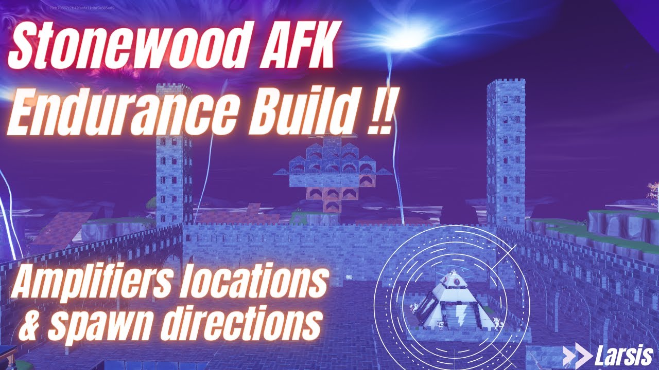 Fortnite STW Stonewood endurance build AFK - Amplifiers locations & spawn directions - YouTube