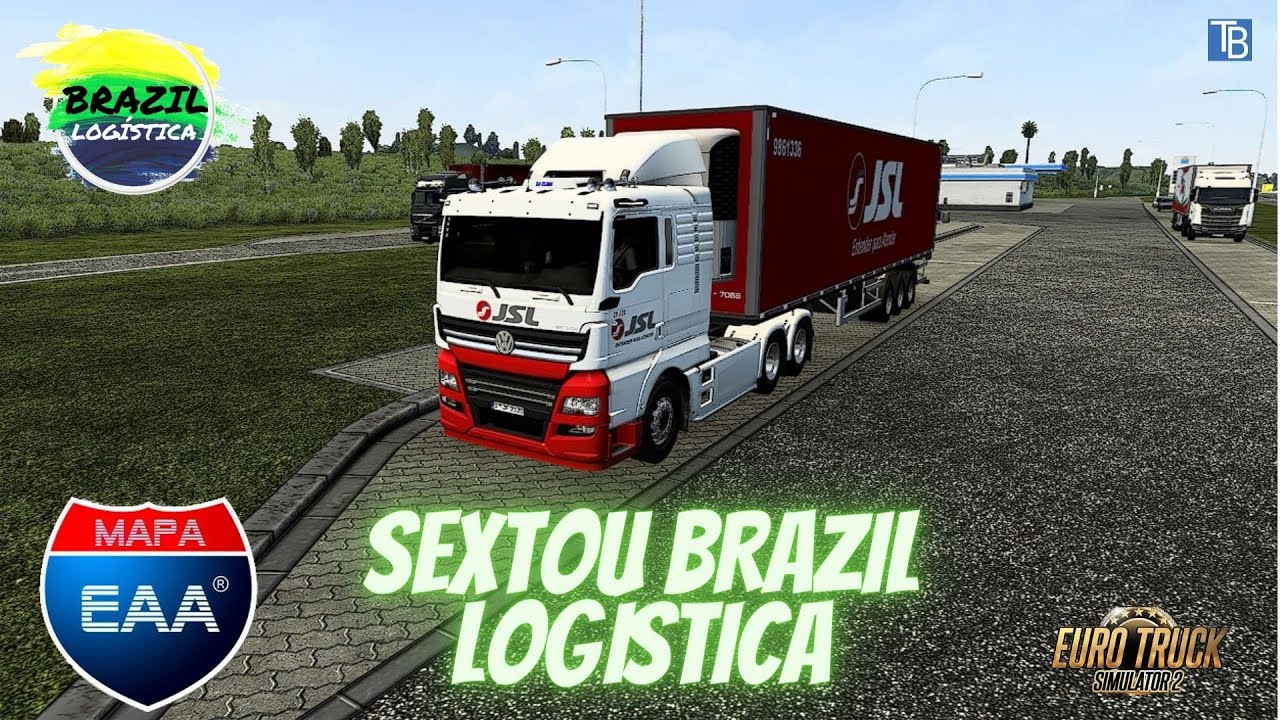 MAPA EAA ATUALIZADO | Euro Truck Simulator 2 1.49 - comboio Brazil ...