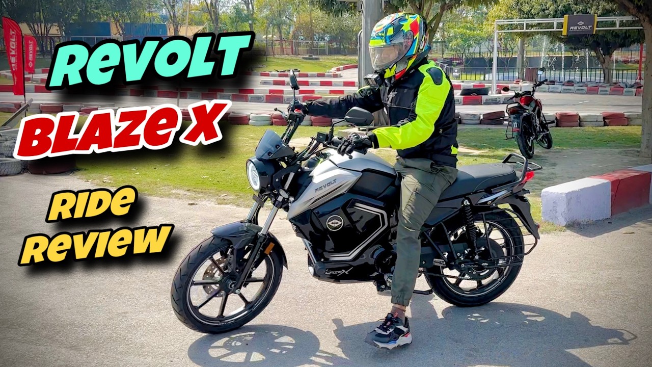 New EV Bike Launch in india Revolt RV Blaze X Ride Review 2025 🔥 Price ...