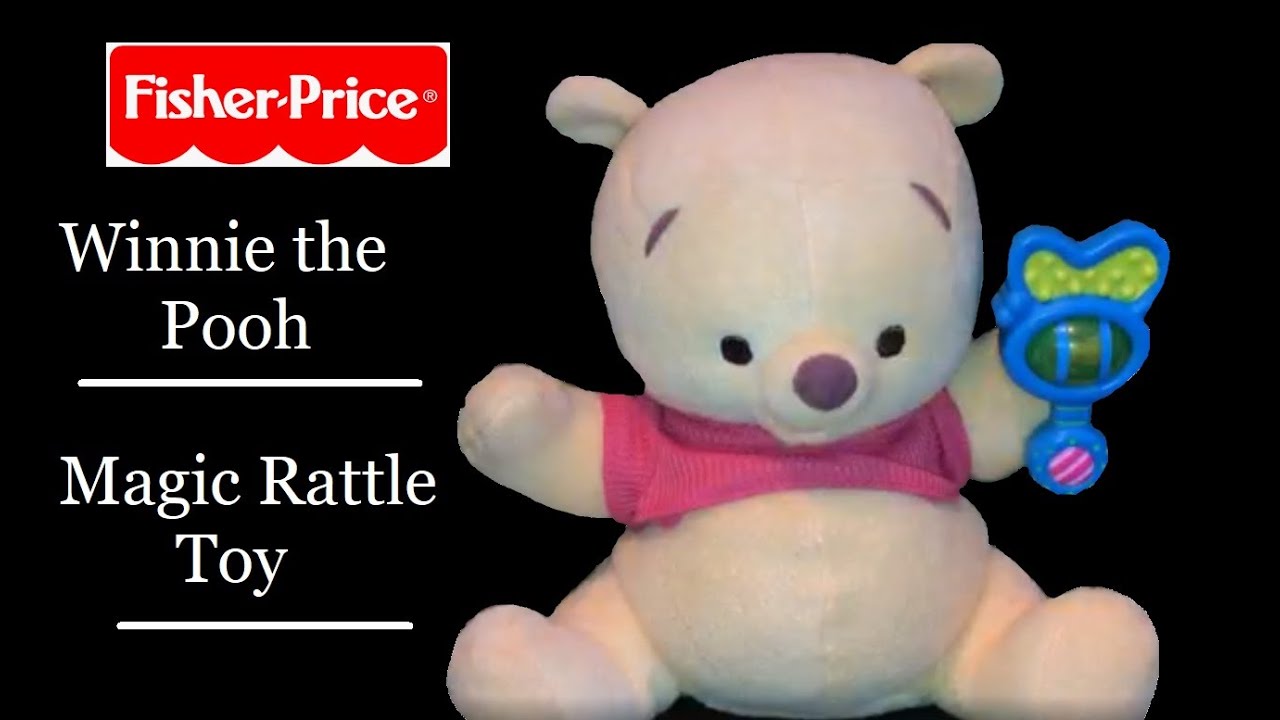 Winnie the Pooh Magic Rattle Talking Moving Interactive Soft Fisher ...