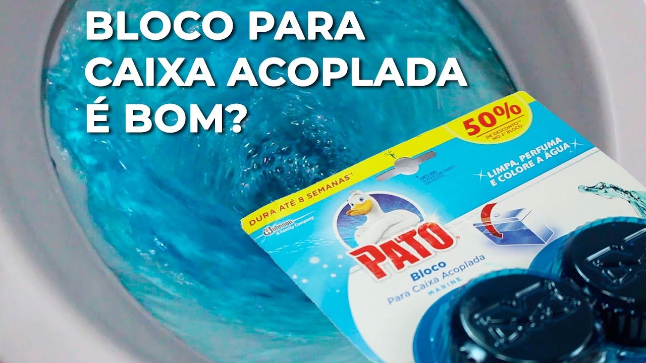 BLOCO PARA CAIXA ACOPLADA PATO MARINE É BOM? - YouTube