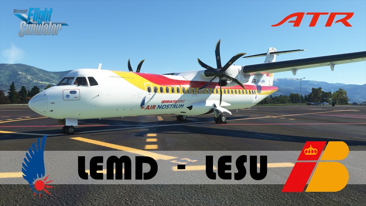 Así se vuela el ATR 72 de MSFS2020 | Madrid - Andorra La Seu - YouTube