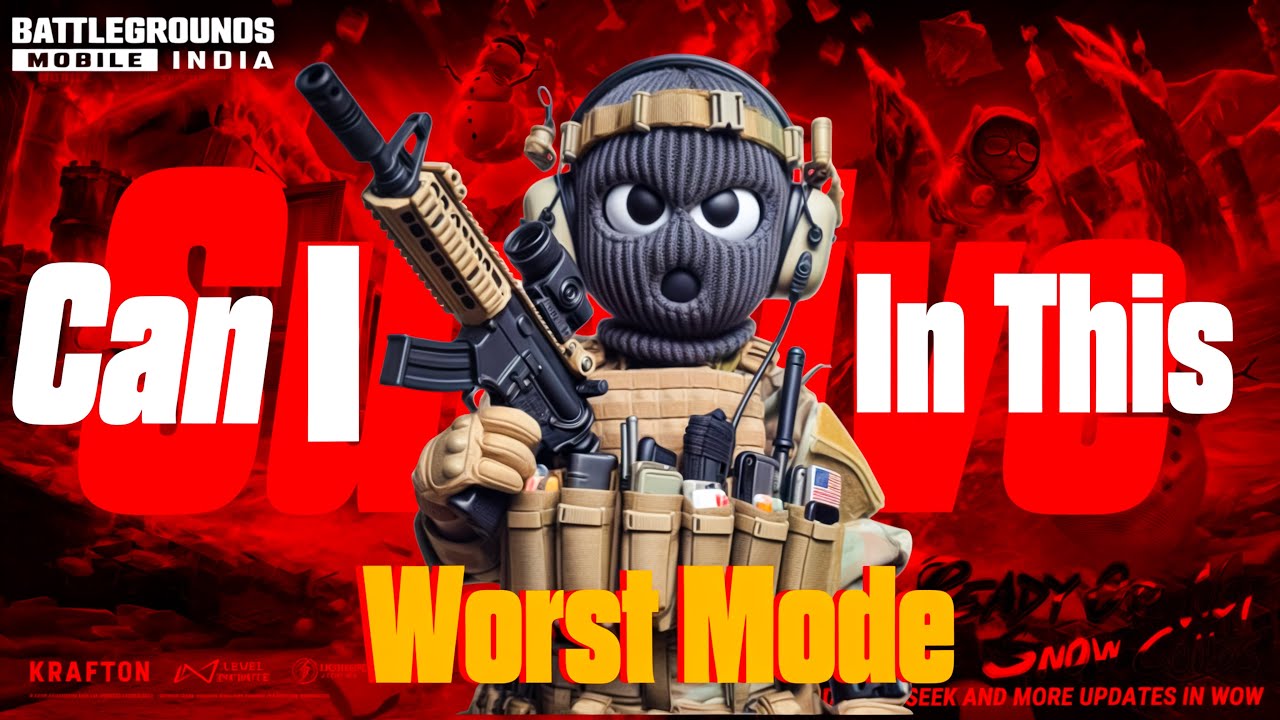 "Worst Mode Ever! Can I Clutch and Dominate in BGMI?" - YouTube