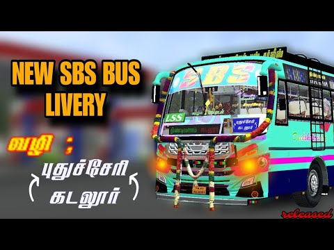 🥰😘 New SBS bus livery for neela bus mod #like #share #comment # ...