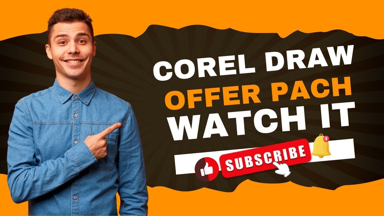 How to make offer patch in corel draw ? - YouTube