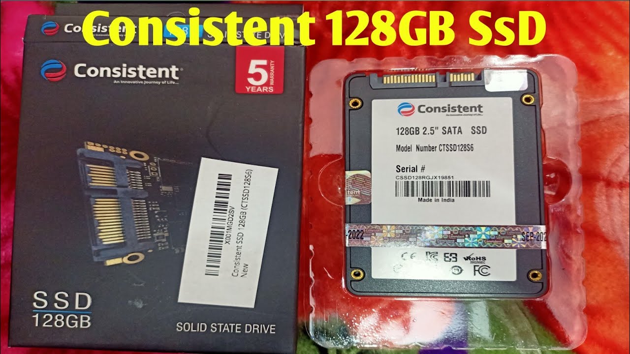 Consistent 128gb ssd ! ( Unboxing & review ) fastest ssd in low budget ...