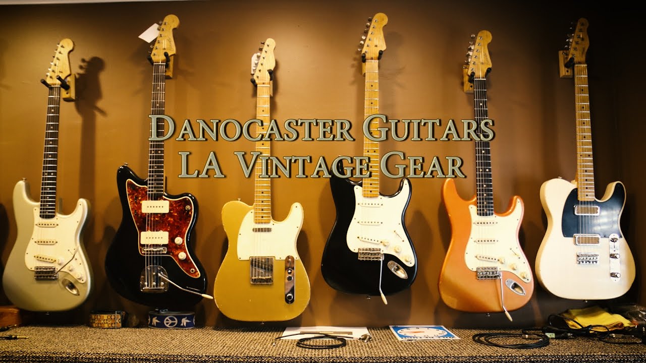 Danocaster guitars at LA Vintage Gear - YouTube
