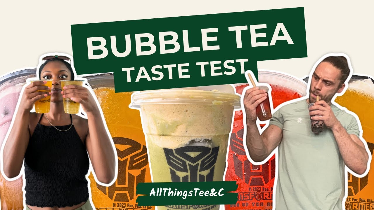 Trying Bubble Tea for the First Time - Have We Been Missing Out?! | AllThingsTee&C - YouTube