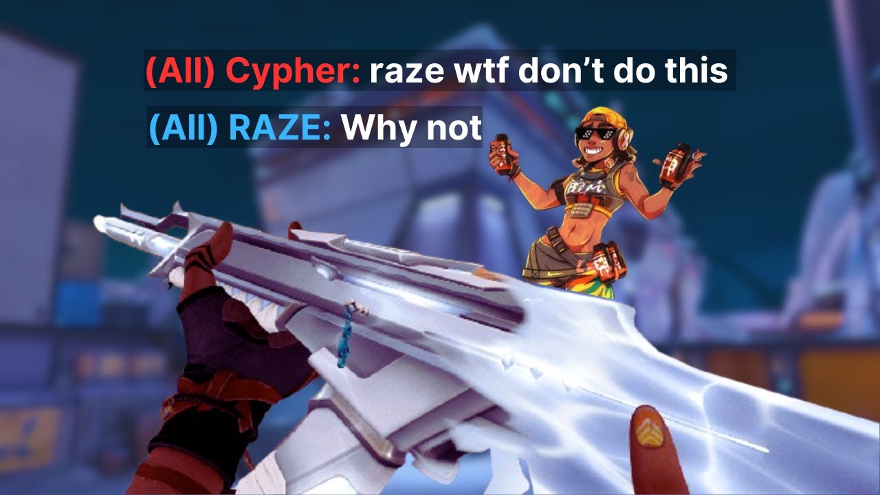 How I carry as a RAZE main in valorant - YouTube