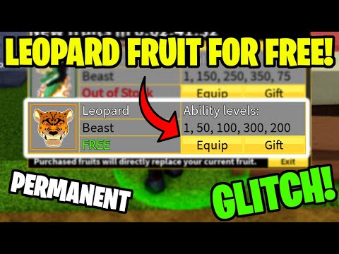 HOW TO GET PERMANENT LEOPARD FRUIT IN BLOX FRUITS FOR FREE! - YouTube