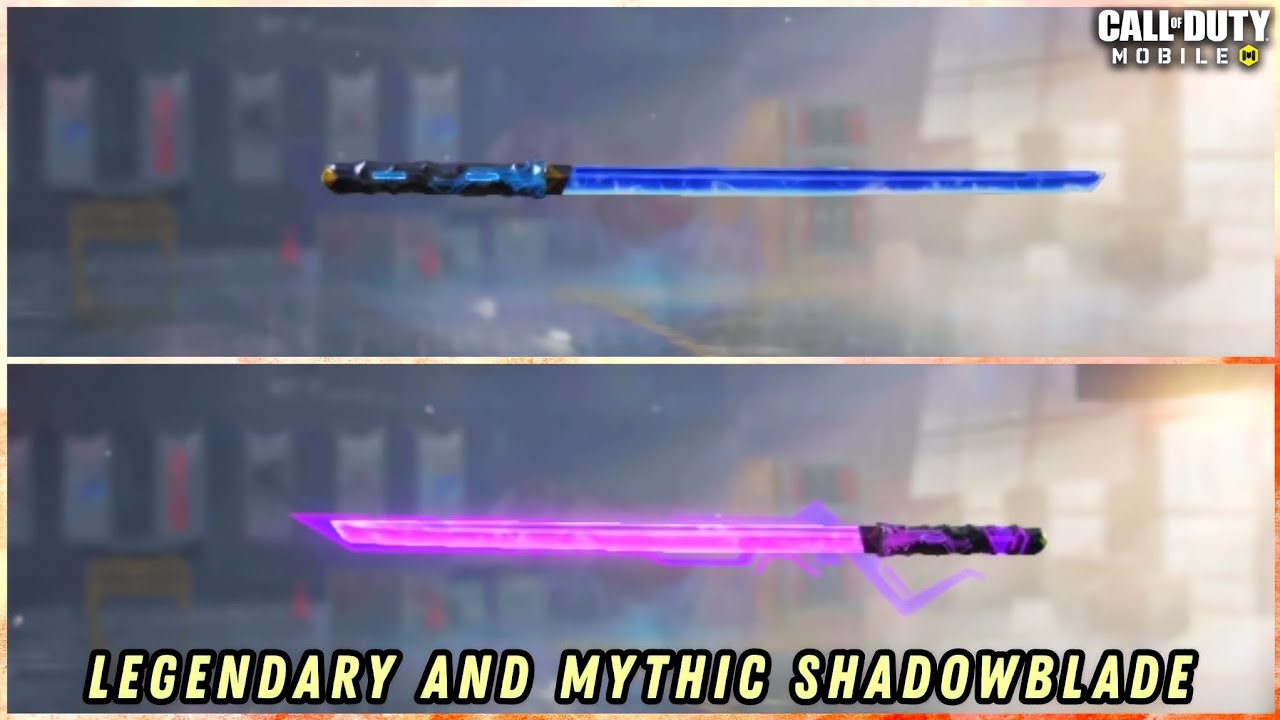 Legendary and Mythic Shadowblade | Mythic spectre shadowblade skins - YouTube
