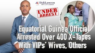 Equatorial Guinea Official Baltasar Ebang Engonga Arrested Over X Tapes ...