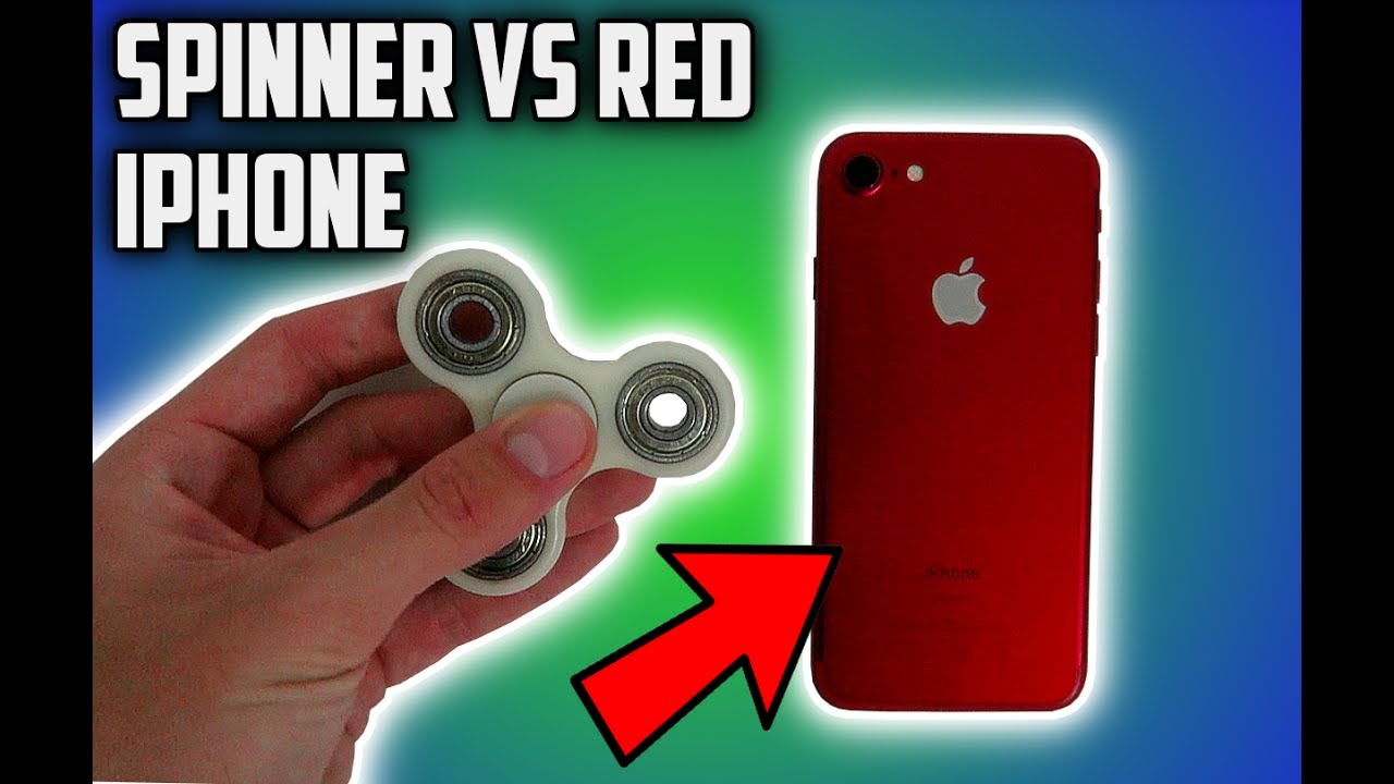FIDGET SPINNER VS RED IPHONE !!! - YouTube