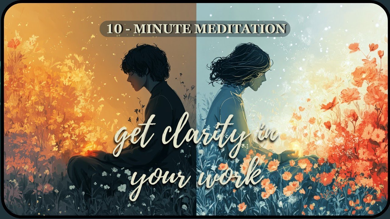 10 Minute Meditation to get clarity in your work 🌌 - YouTube