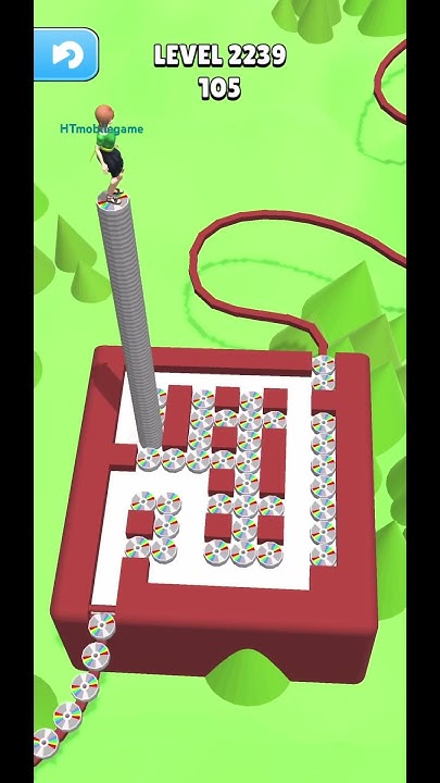 Gameplay top mobile games Relaxing n satisfying game iOS/ANDROID Stacky Dash #shorts Level 2239 ...