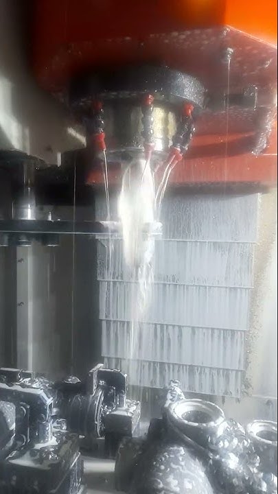 VMC 4th/B axis machining ||VMC operation ||Thread milling - YouTube