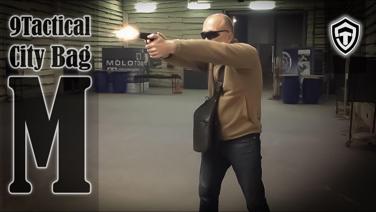 9Tactical City Bag M. CCW Bag + quick draw system! - YouTube