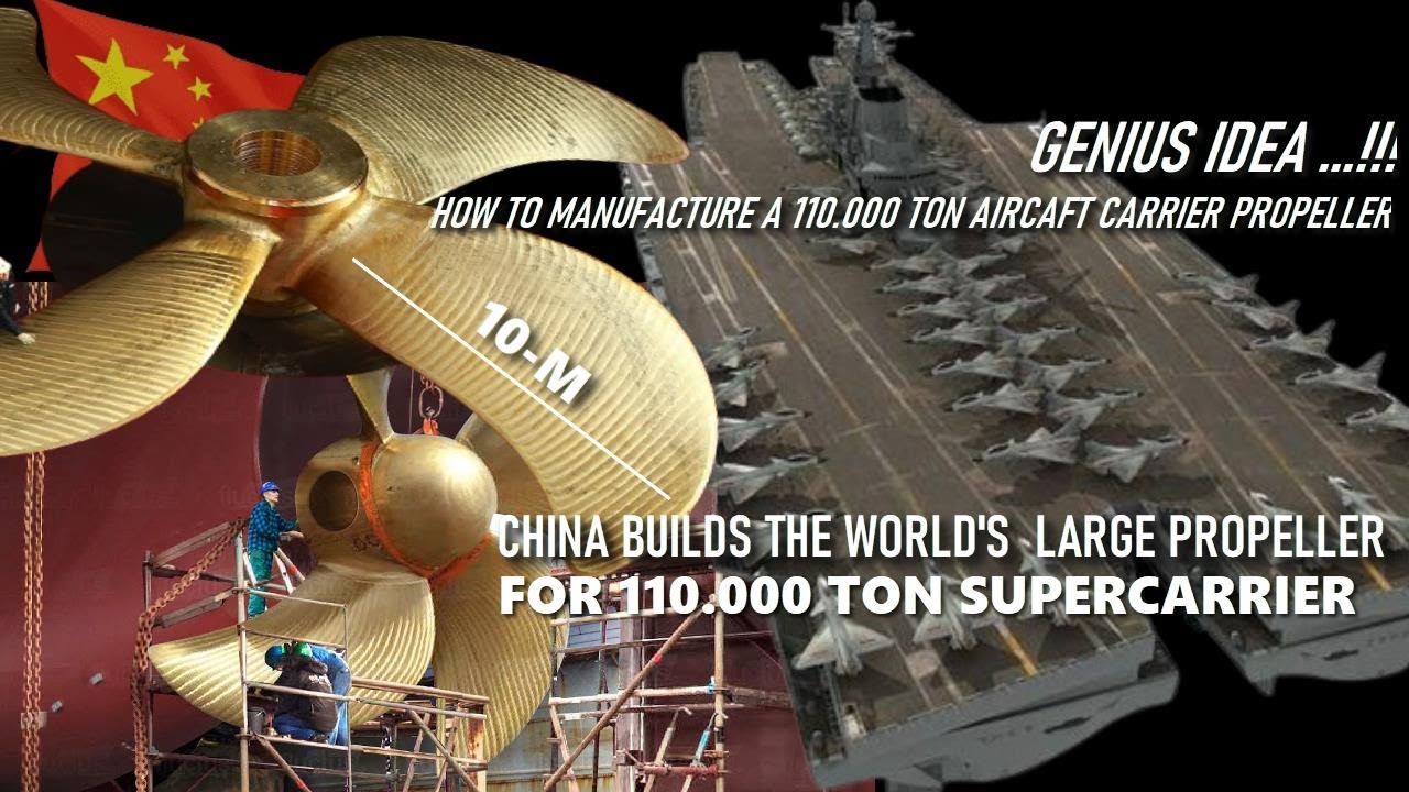 Genius idea How does China make a 110,000 ton aircraft carrier ...
