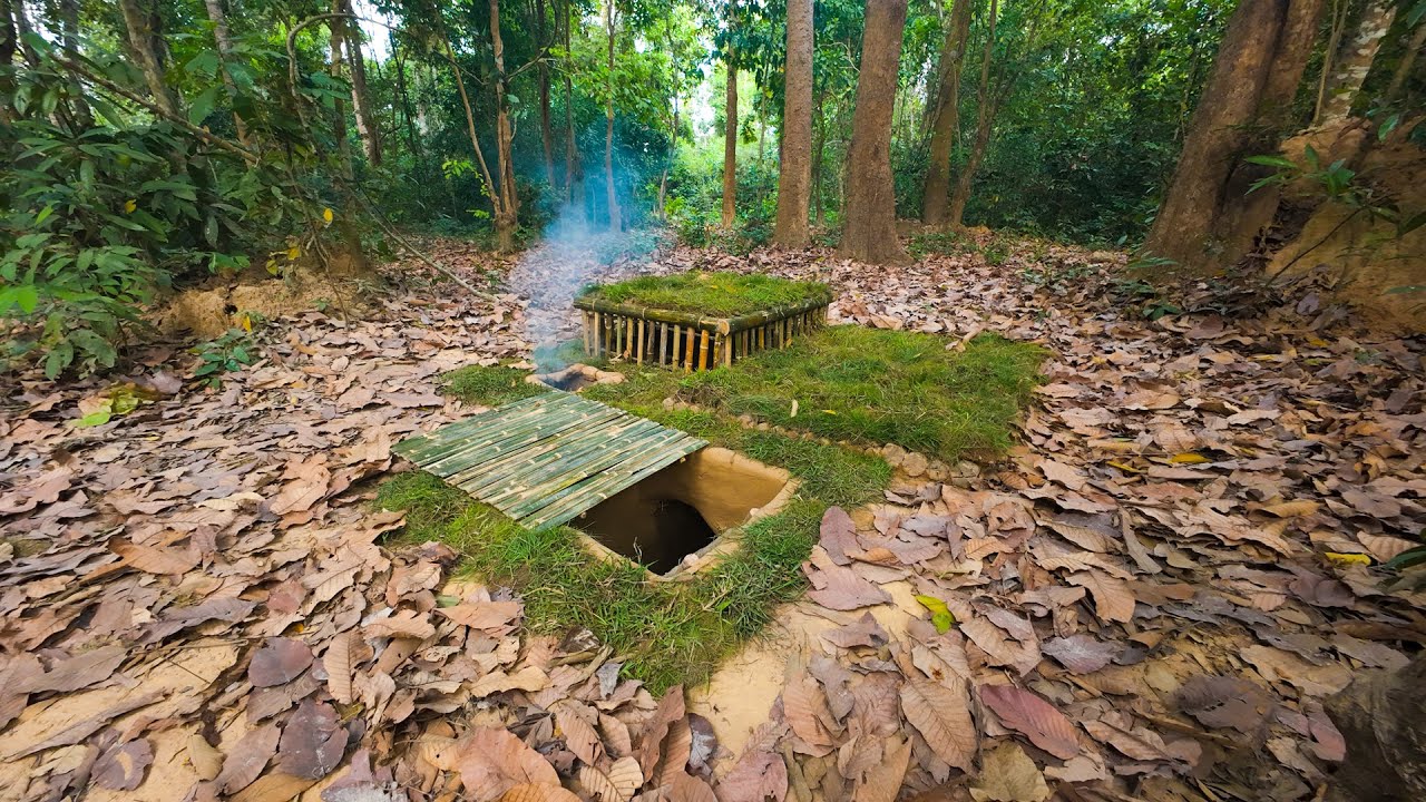I Built The Most Secret Hidden Room Underground in the Jungle by ...
