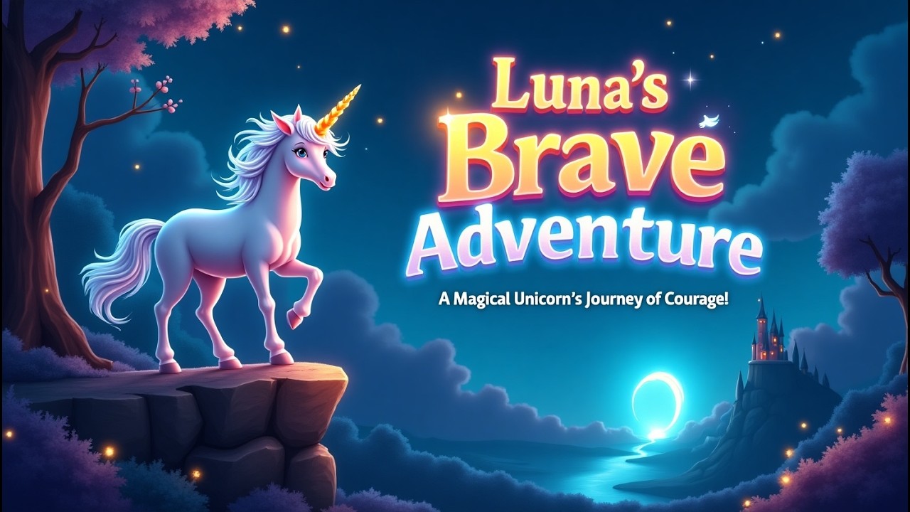 Luna’s Brave Adventure: The Unicorn’s Journey of Courage | Fairy Tales ...
