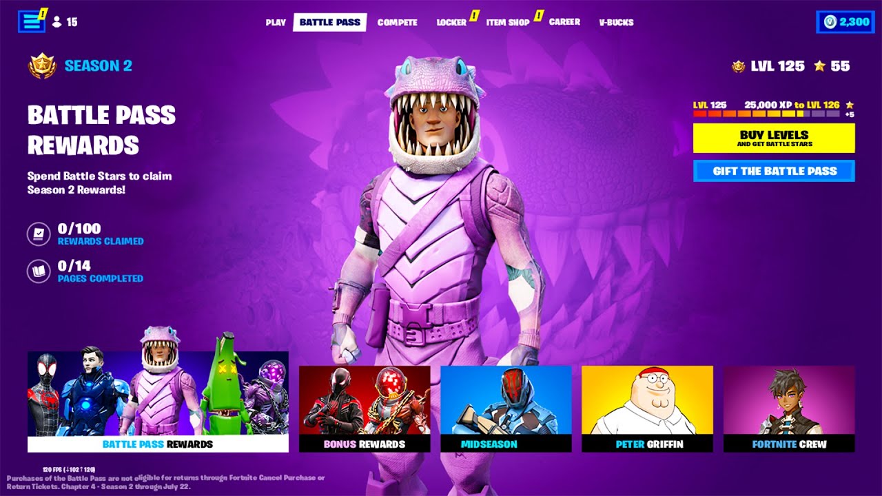 Fortnite Chapter 4 - Season 2 | Battle Pass (Full Showcase) - YouTube