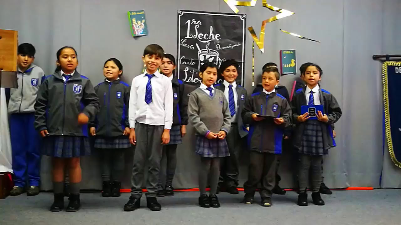 Leche Literaria 2017 Escuela La Greda Penco - YouTube