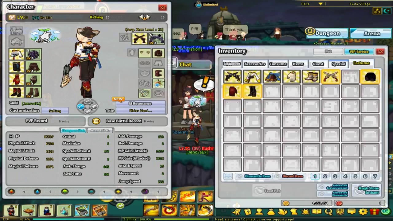 Elsword Rose Job Change on First One Week Play Crimson Rose - YouTube