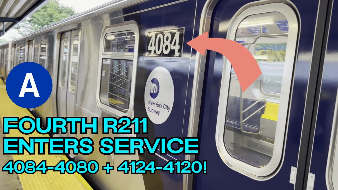 NYC Subway: Fourth R211 enters service on the A line! (8/17/23) - YouTube