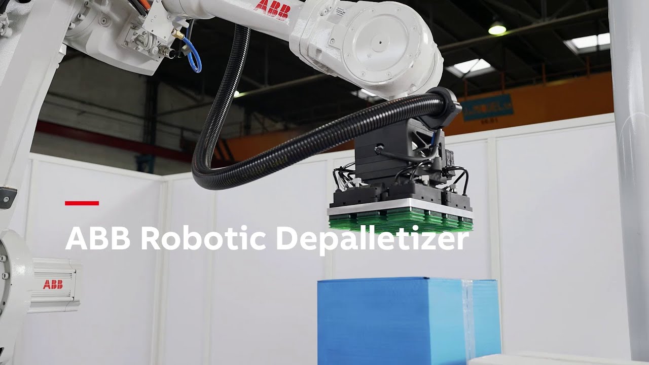 ABB Robotic Depalletizer - YouTube