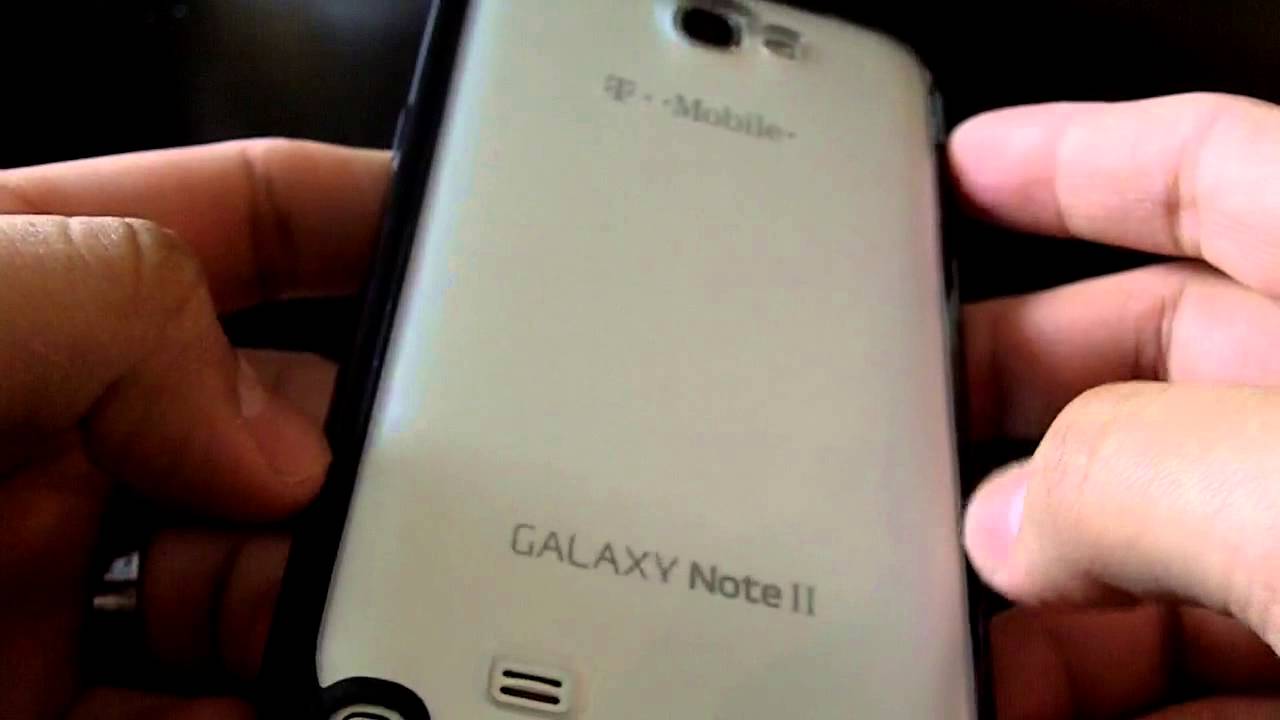 Galaxy Note II Cimo Hybrid Hard Back Cover Bumper Case Review - YouTube