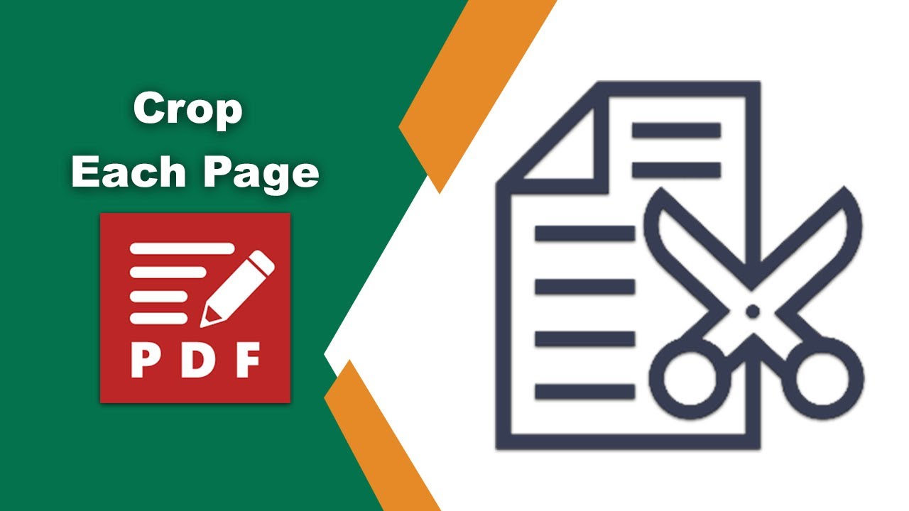 How to crop each page in a pdf file in PDF XChange Editor - YouTube