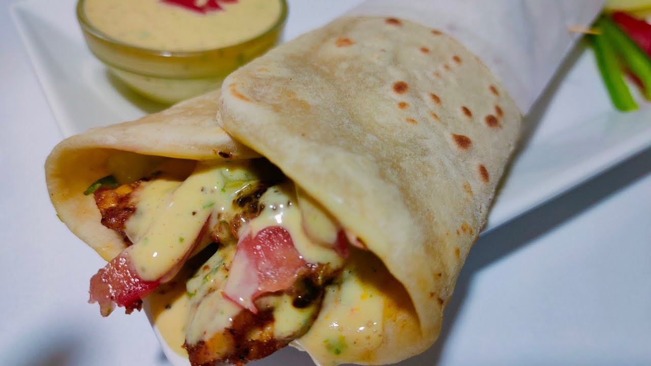 Grilled chicken Sharma Recipe With Special Sauce। গ্রীল চিকেন সরমা ...