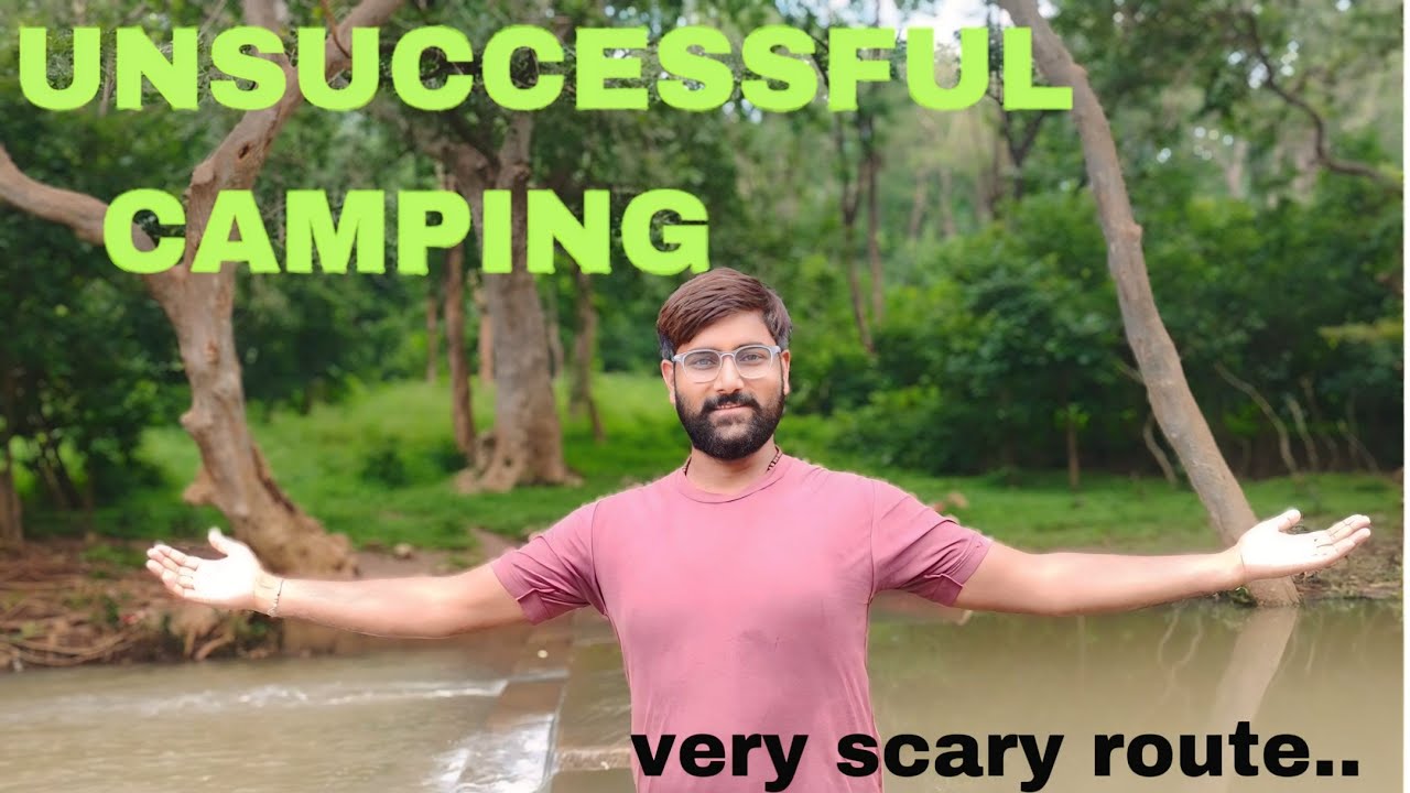 camping in deep forest near river .. deep forest camping - YouTube