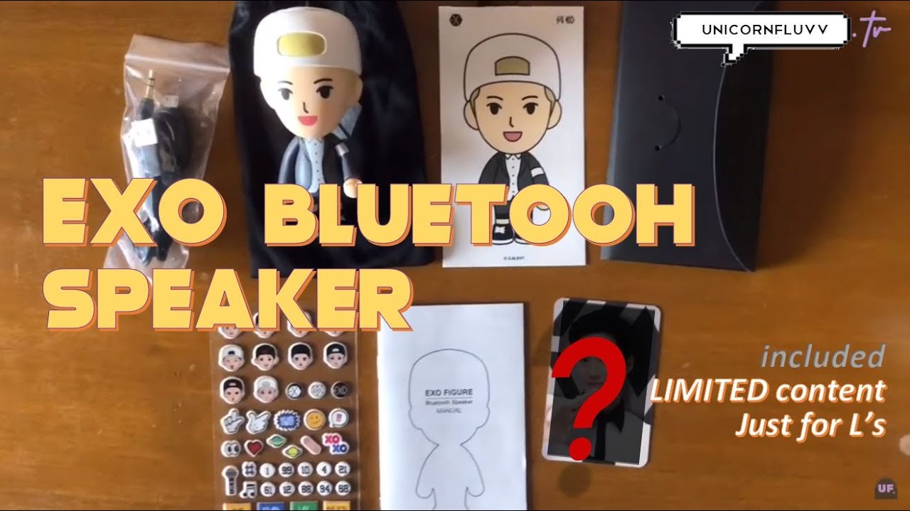 [UNBOXING TIME] 엑소 EXO BLUETOOTH SPEAKER 2020 + LIMITED CONTENT we are ...