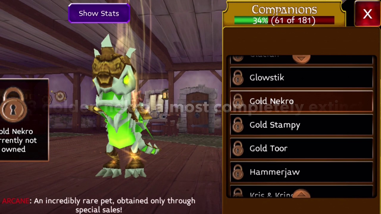 ARCANE LEGENDS 5 PETS THAT ARE ALMOST EXTINCT - YouTube