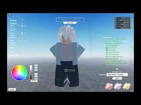 Project Slayers Sanemi customization - YouTube